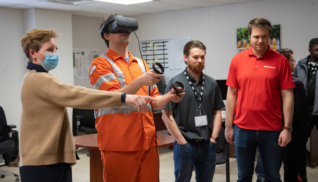 VR training – try it on - MacLean Engineering